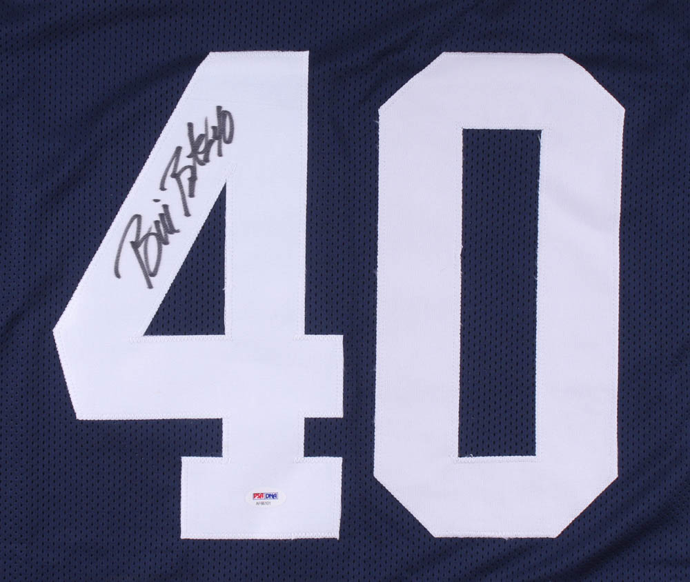 Bill Bates Signed Career Highlight Stat Jersey (PSA COA) | Pristine Auction