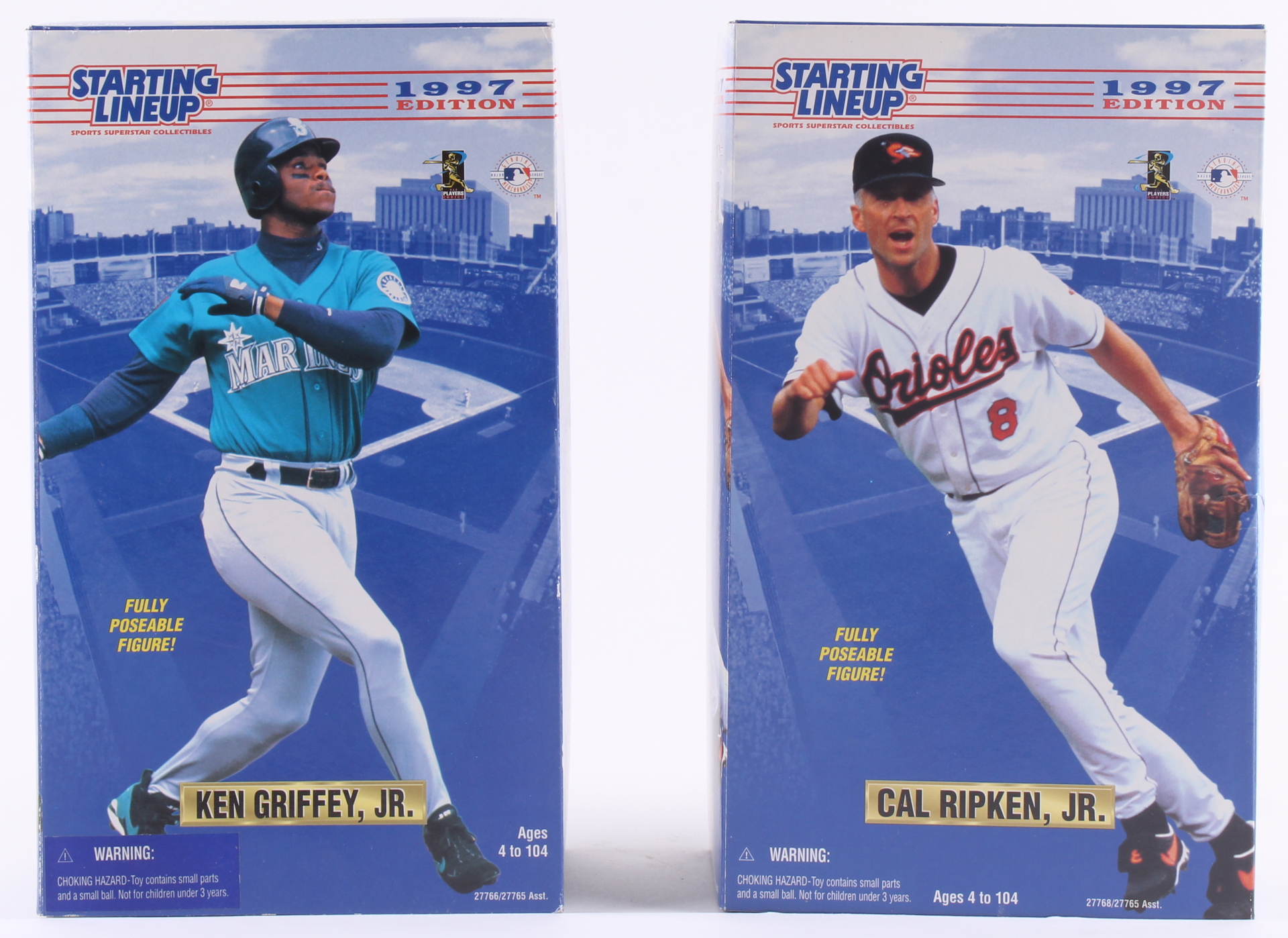 Lot of (2) 1997 Edition Starting Lineup Figurines with Ken Griffey Jr ...