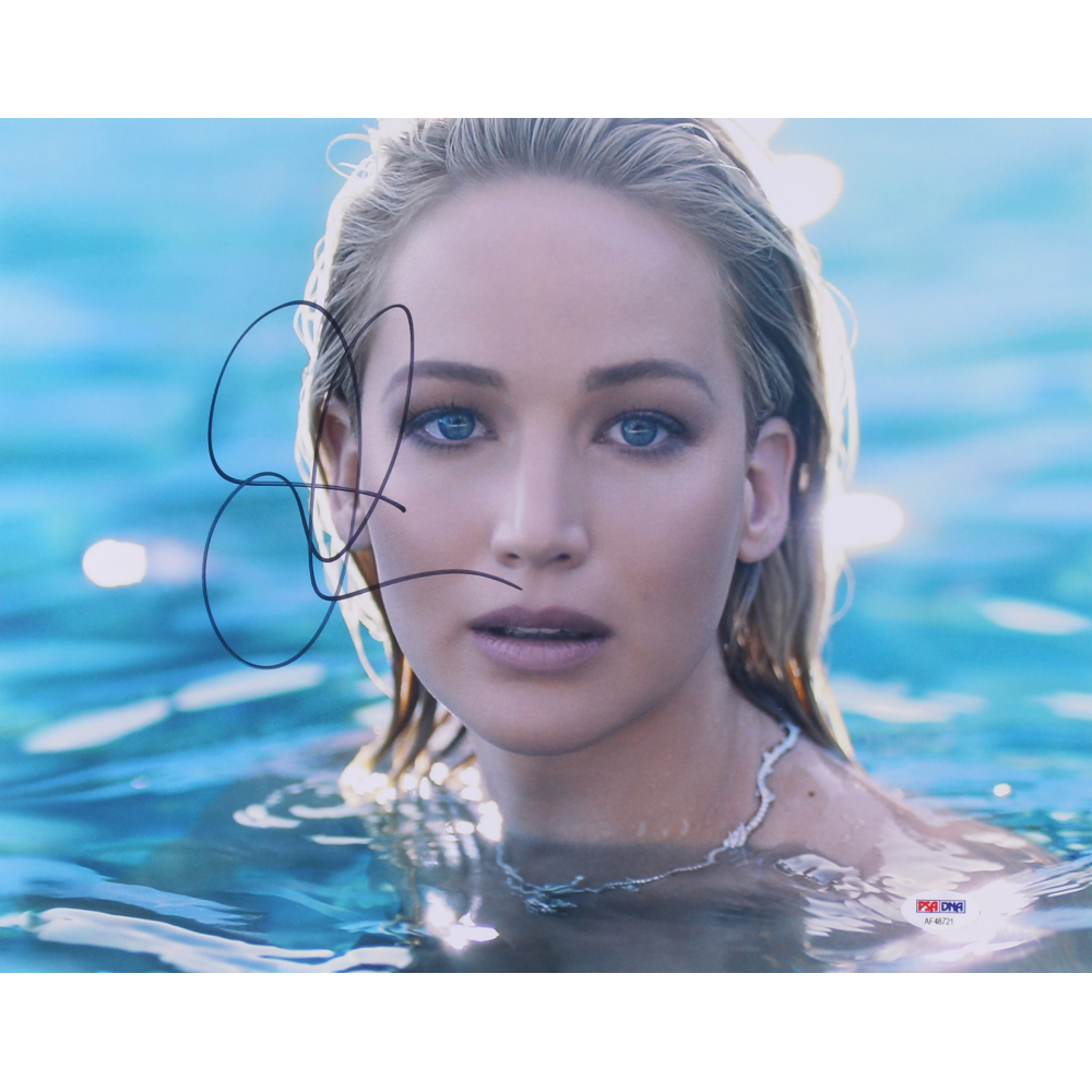Jennifer Lawrence Signed 11x14 Photo (PSA COA) | Pristine Auction