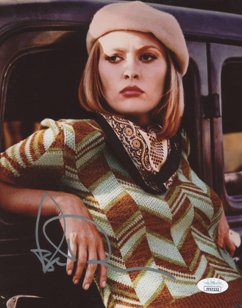 Faye Dunaway Signed "Bonnie and Clyde" 8x10 Photo (JSA COA) | Pristine ...