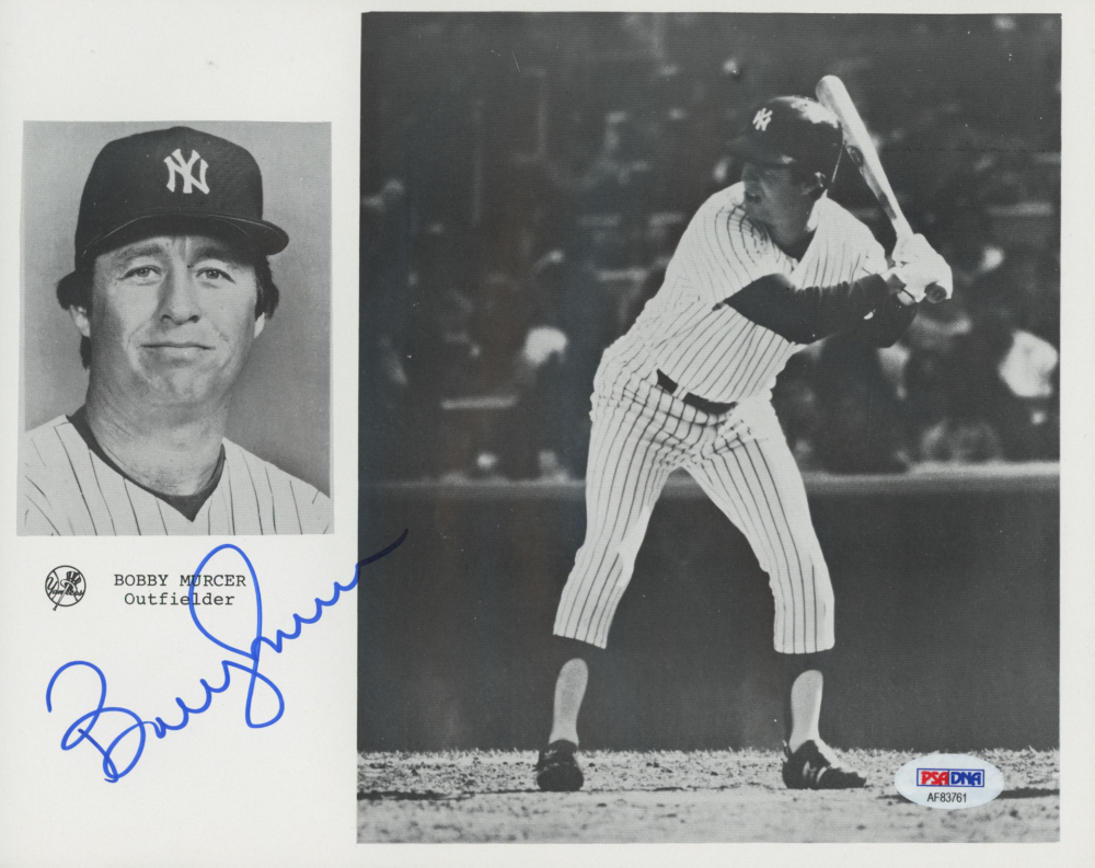 Bobby Murcer Signed New York Yankees 8x10 Photo (PSA COA) | Pristine ...