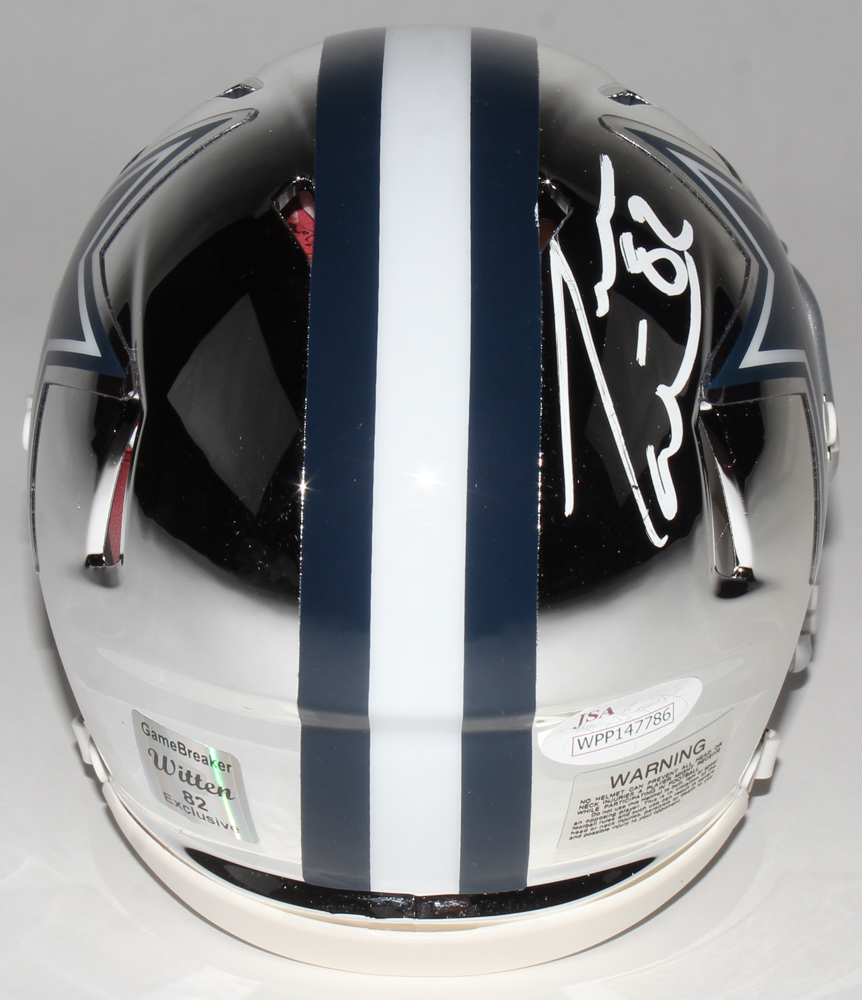 Jason Witten Signed Cowboys Chrome Speed Mini Helmet (JSA & Witten ...