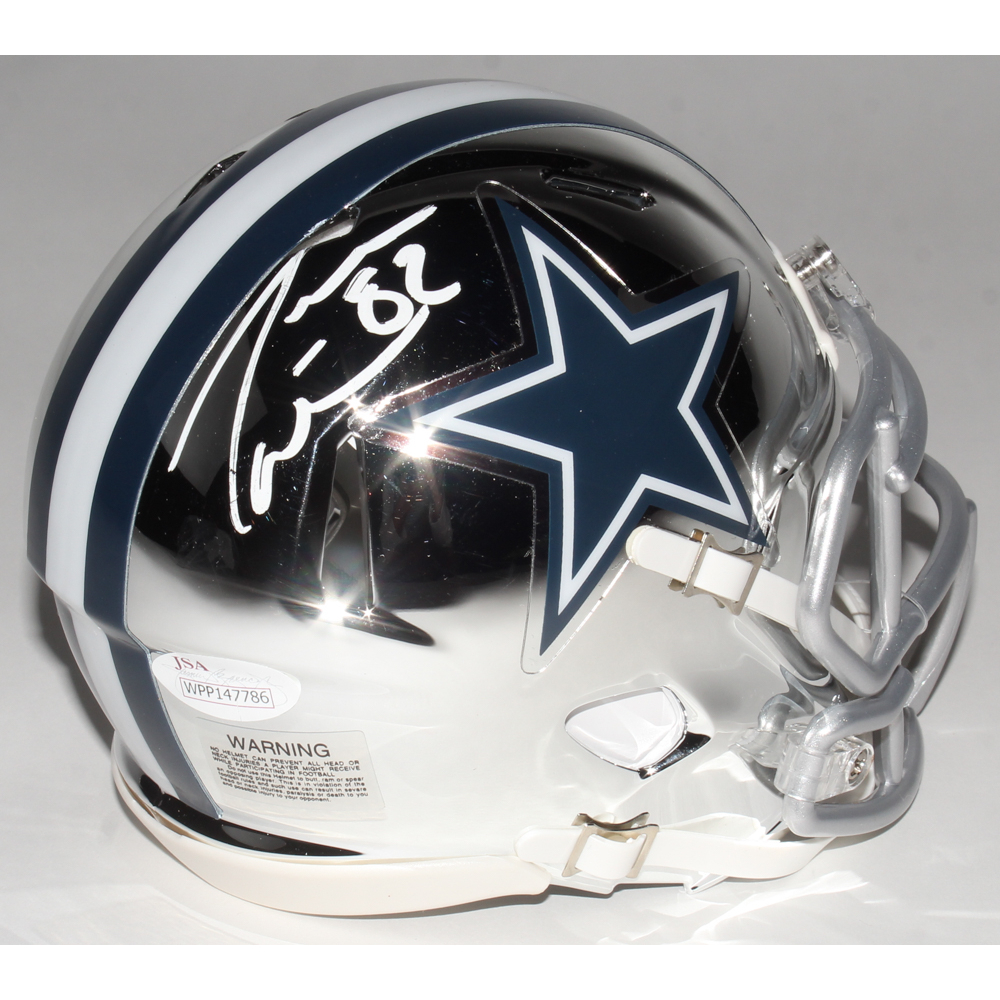 Jason Witten Signed Cowboys Chrome Speed Mini Helmet (JSA & Witten ...