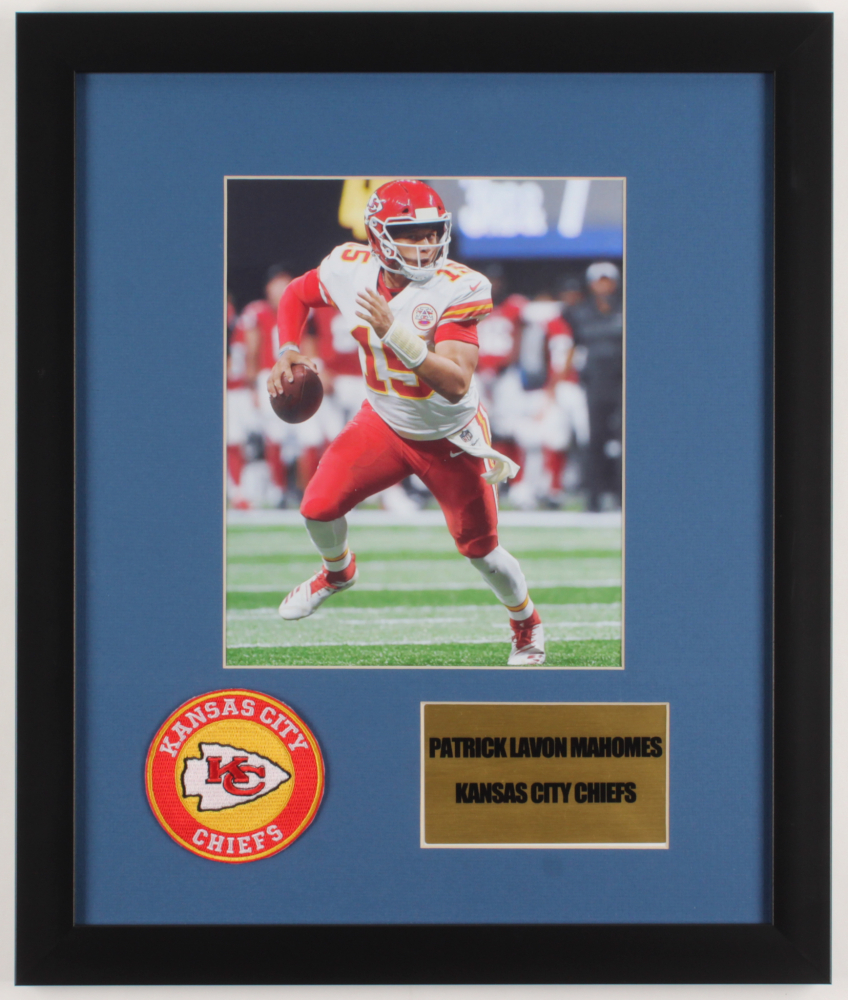 Patrick Mahomes Kansas City Chiefs 16x19 Custom Framed Photo Display ...