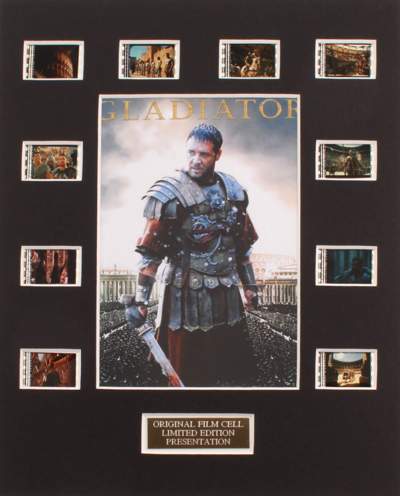 "Gladiator" LE 8x10 Custom Matted Original Film / Movie Cell Display ...