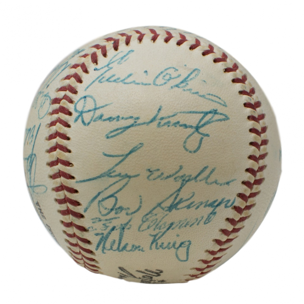 1956 Pittsburgh Pirates ONL Baseball Team-Signed By (24) With Roberto ...