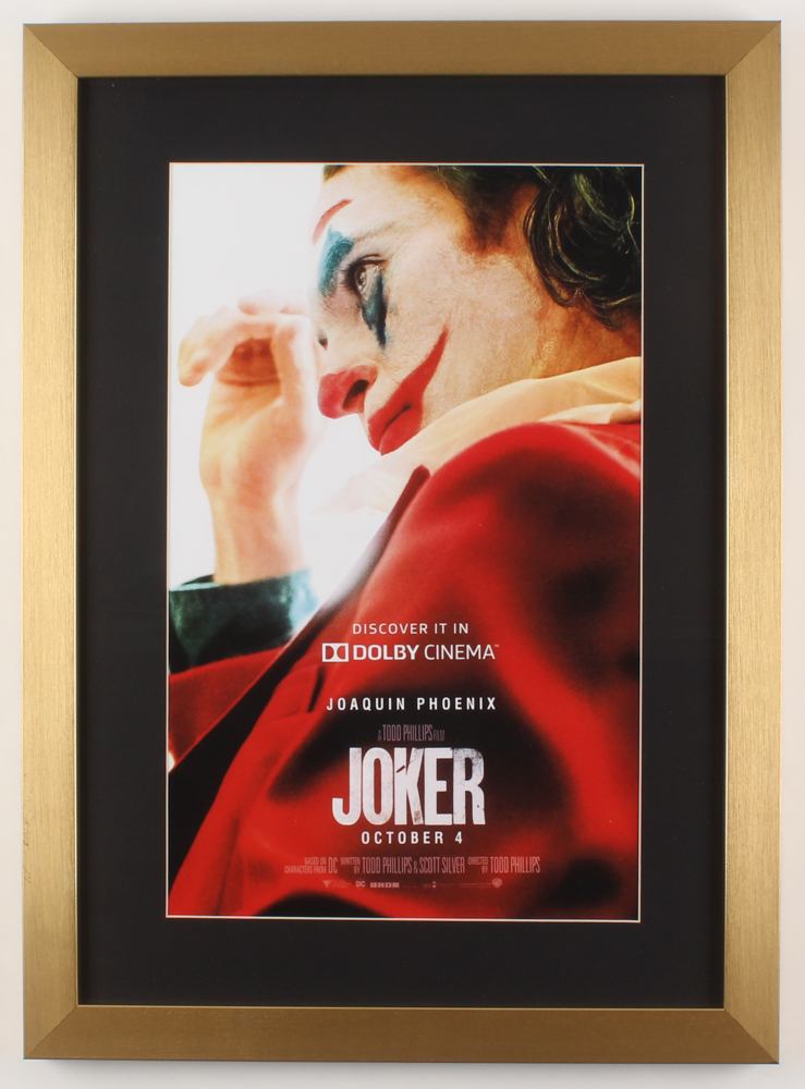 "Joker" 16x22 Custom Framed Movie Poster Display | Pristine Auction