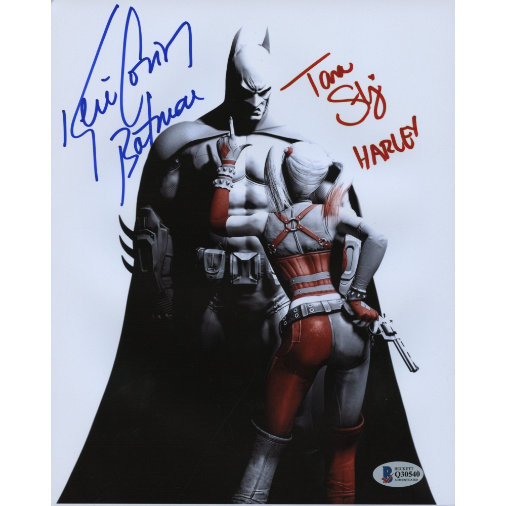 Kevin Conroy & Tara Strong Signed "Batman: Arkham" 8x10 Photo Inscribed ...