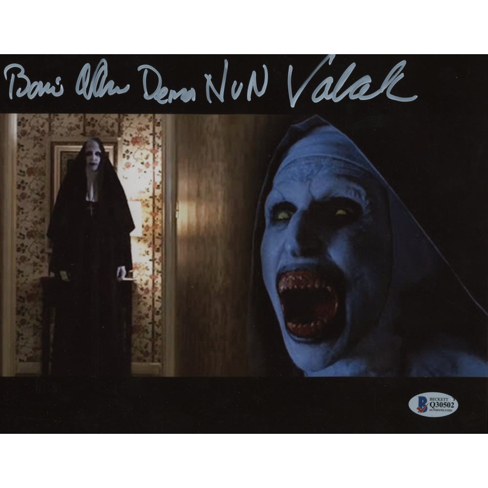 Bonnie Aarons Signed "The Nun" 8x10 Photo Inscribed "Demon Nun Valak ...