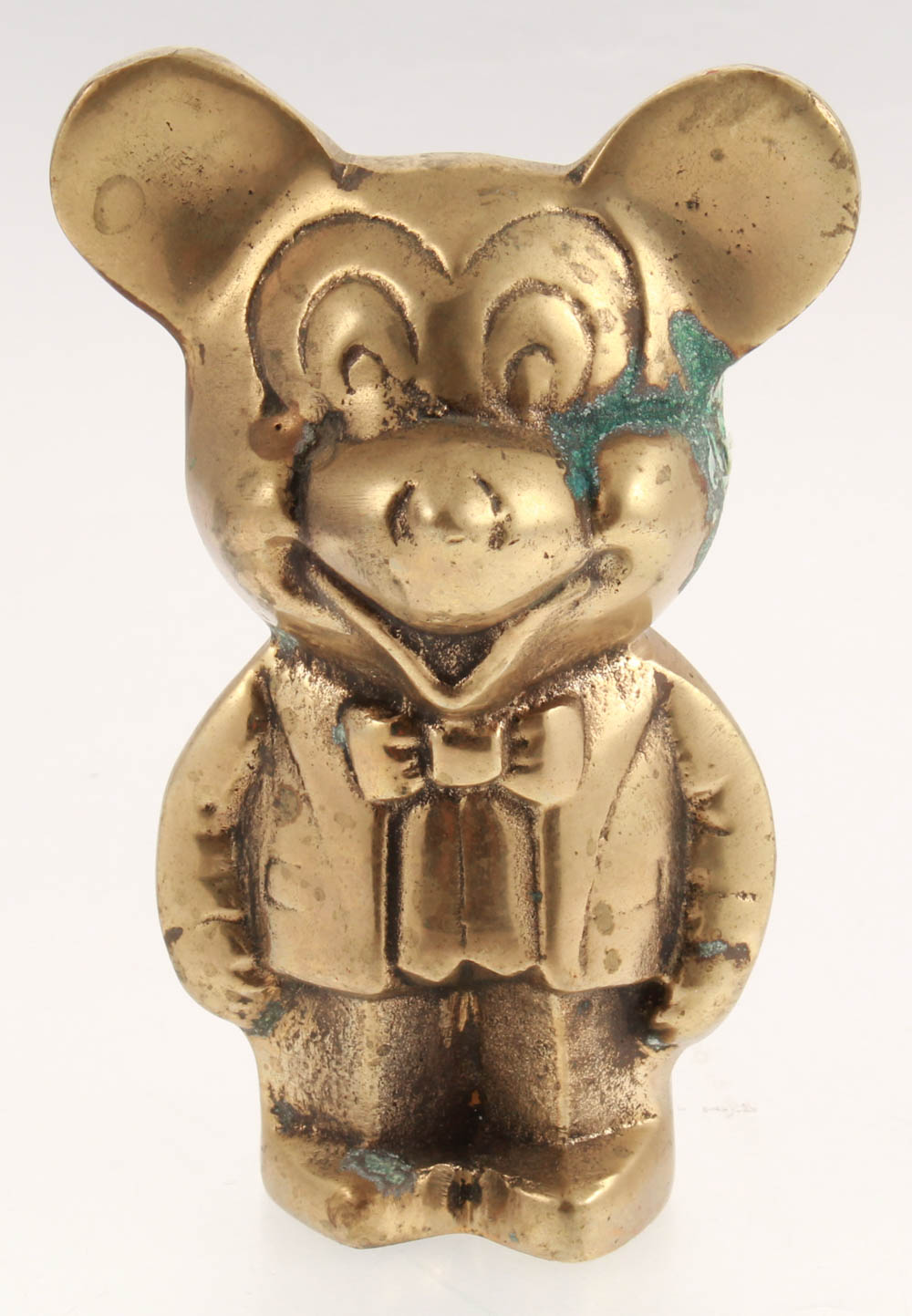 Vintage 1960s Heavy Brass Mickey Mouse Figure | Pristine Auction