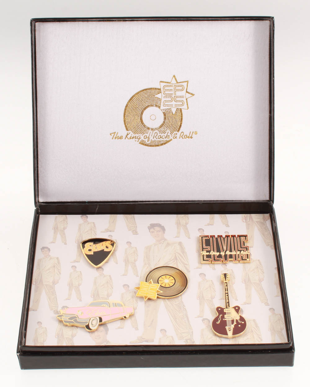 Set of (5) Vintage Elvis Presley Pins | Pristine Auction
