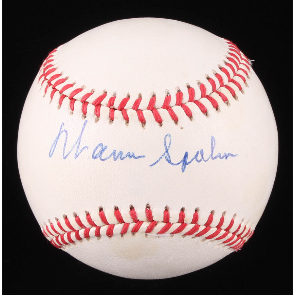 Warren Spahn Signed ONL Baseball (Beckett COA) | Pristine Auction