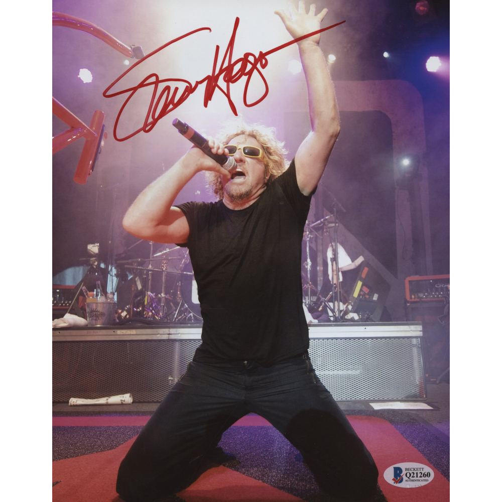 Sammy Hagar Signed 8x10 Photo (Beckett COA) | Pristine Auction