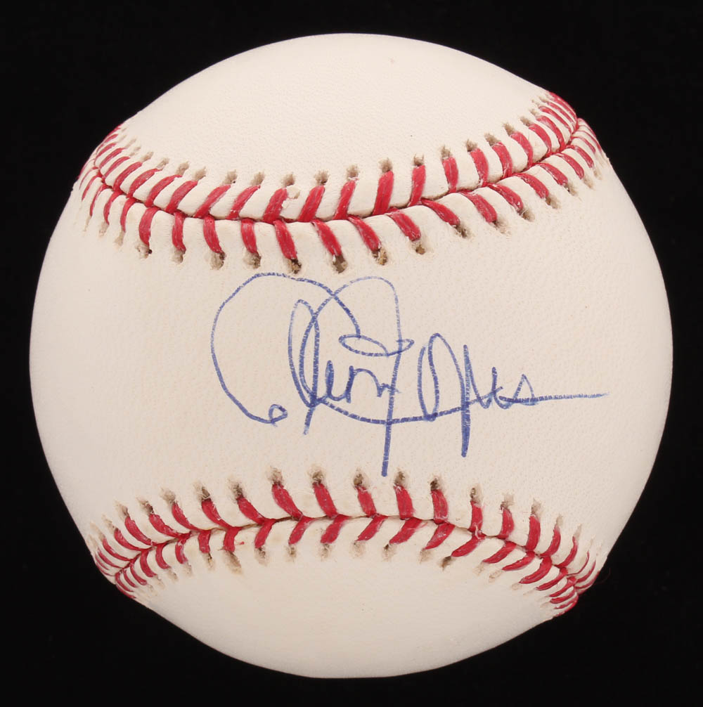 Cleon Jones Signed OML Baseball with High Quality Display Case (Steiner ...