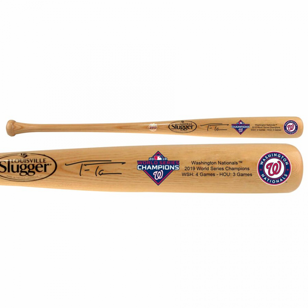 Trea Turner Signed 2019 Washington Nationals World Series Louisville ...