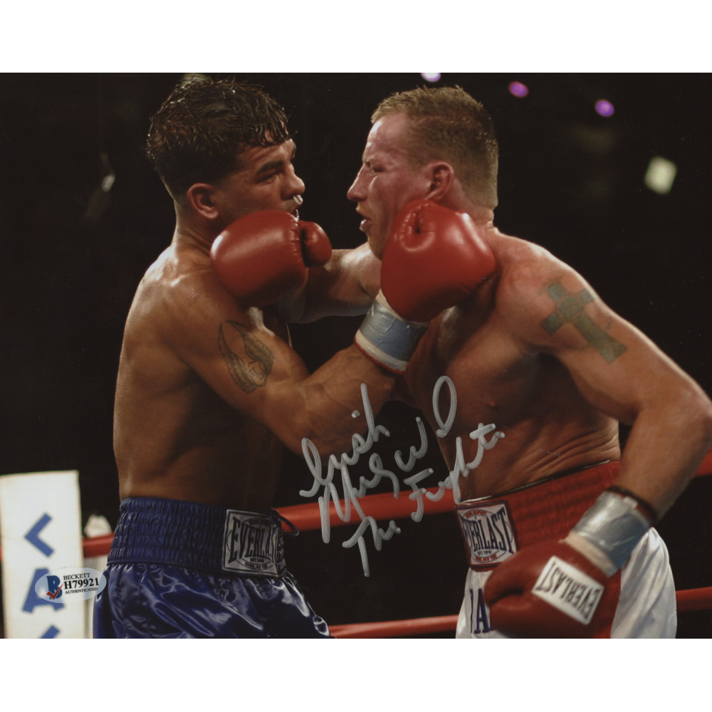Micky Ward Signed 8x10 Photo Inscribed "Irish" & "The Fight" (Beckett ...
