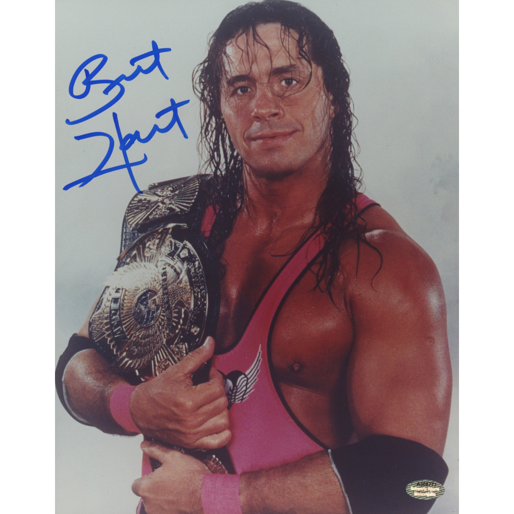 Bret Hart Signed WWE 8x10 Photo (Schwartz COA) | Pristine Auction