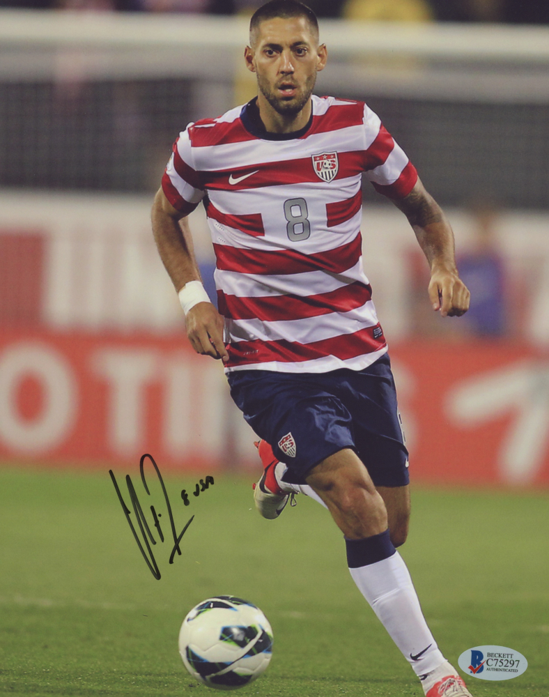 Clint Dempsey Signed Team USA 8x10 Photo (Beckett COA) | Pristine Auction