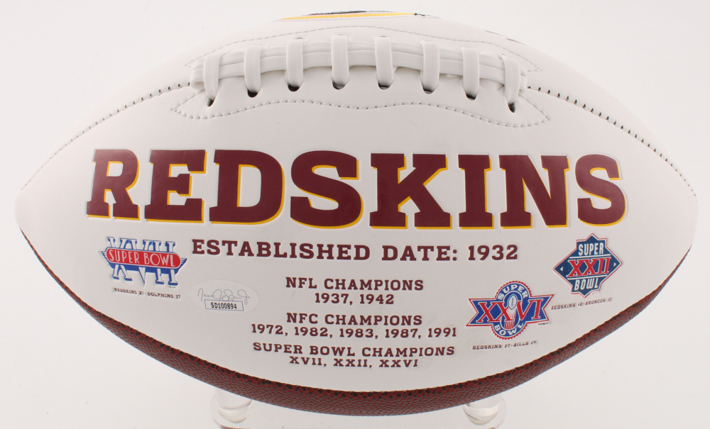 Dwayne Haskins Signed Washington Redskins Logo Football (JSA COA ...