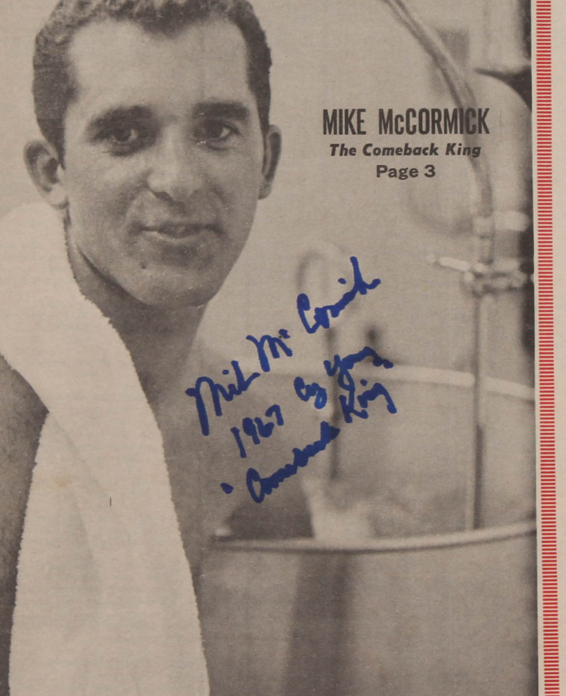 Mike McCormick Signed Vintage 11.5x16 "The Sporting News" Newspaper ...