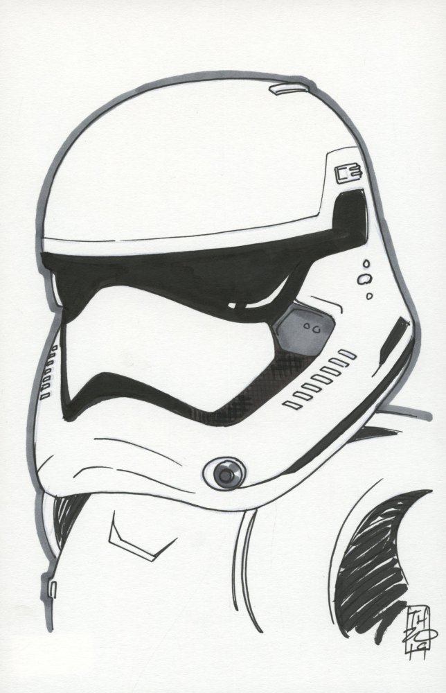 Tom Hodges - FIrst Order Stormtrooper - "Star Wars" - Signed ORIGINAL 5 ...