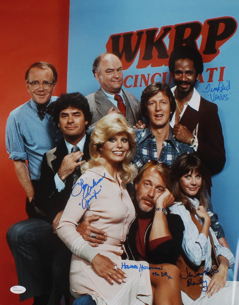 "WKRP in Cincinnati" 16x20 Photo Cast-Signed by (4) with Loni Anderson ...