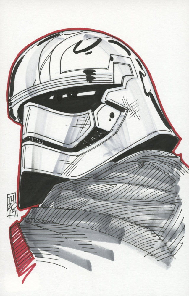 Tom Hodges - Captain Phasma - Stormtrooper - "Star Wars" - Signed ...