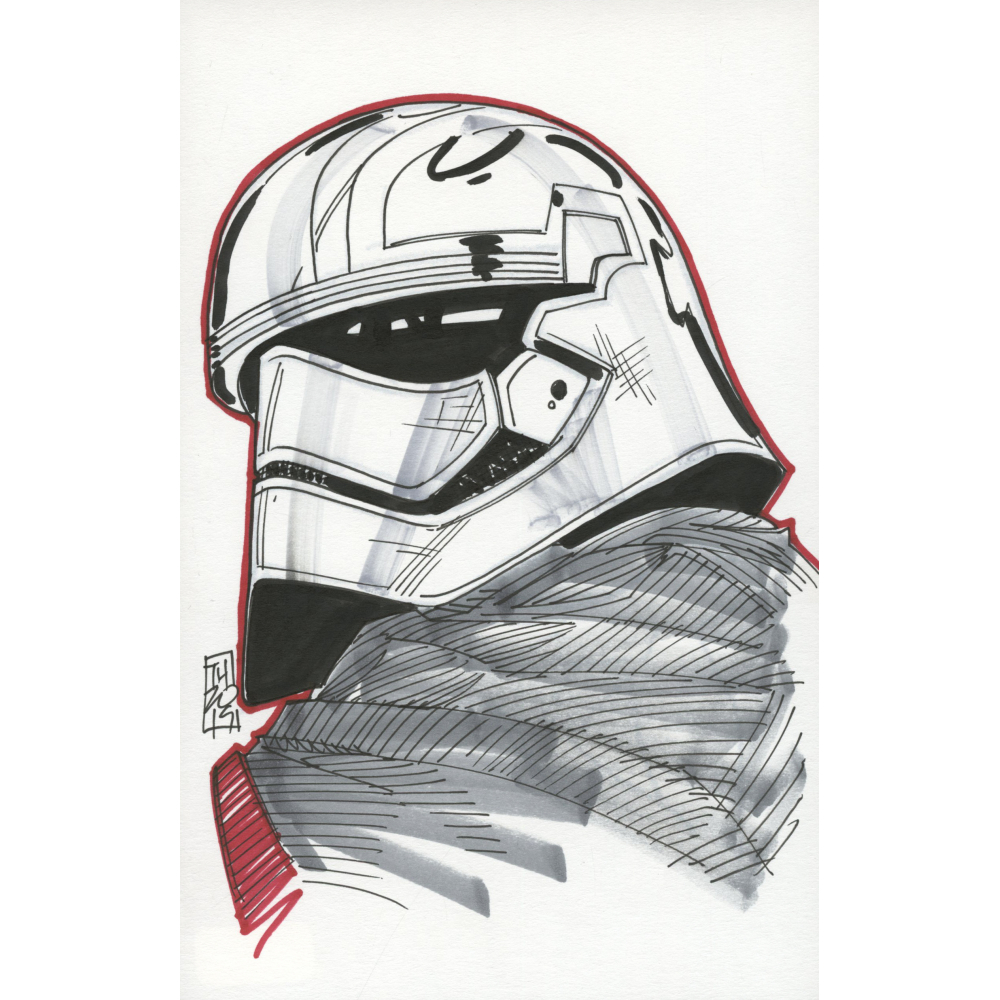 Tom Hodges - Captain Phasma - Stormtrooper - "Star Wars" - Signed ...