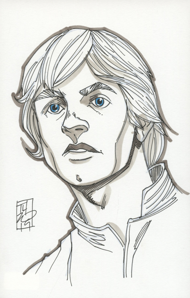 Tom Hodges - Luke Skywalker - "Star Wars" Signed ORIGINAL 5.5" x 8.5 ...