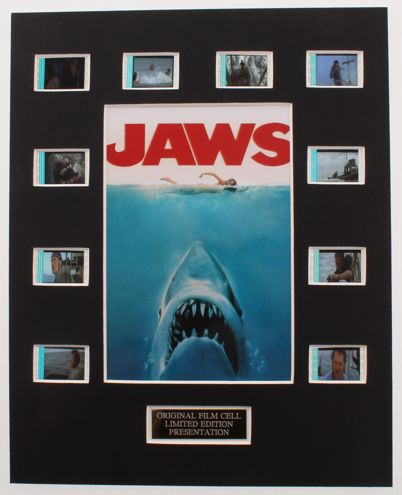 "Jaws" LE 8x10 Custom Matted Original Film / Movie Cell Display ...