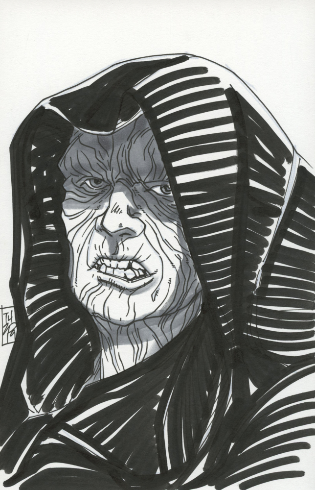 Tom Hodges - Emperor Palpatine - "Star Wars" - Signed ORIGINAL 5.5" x 8 ...