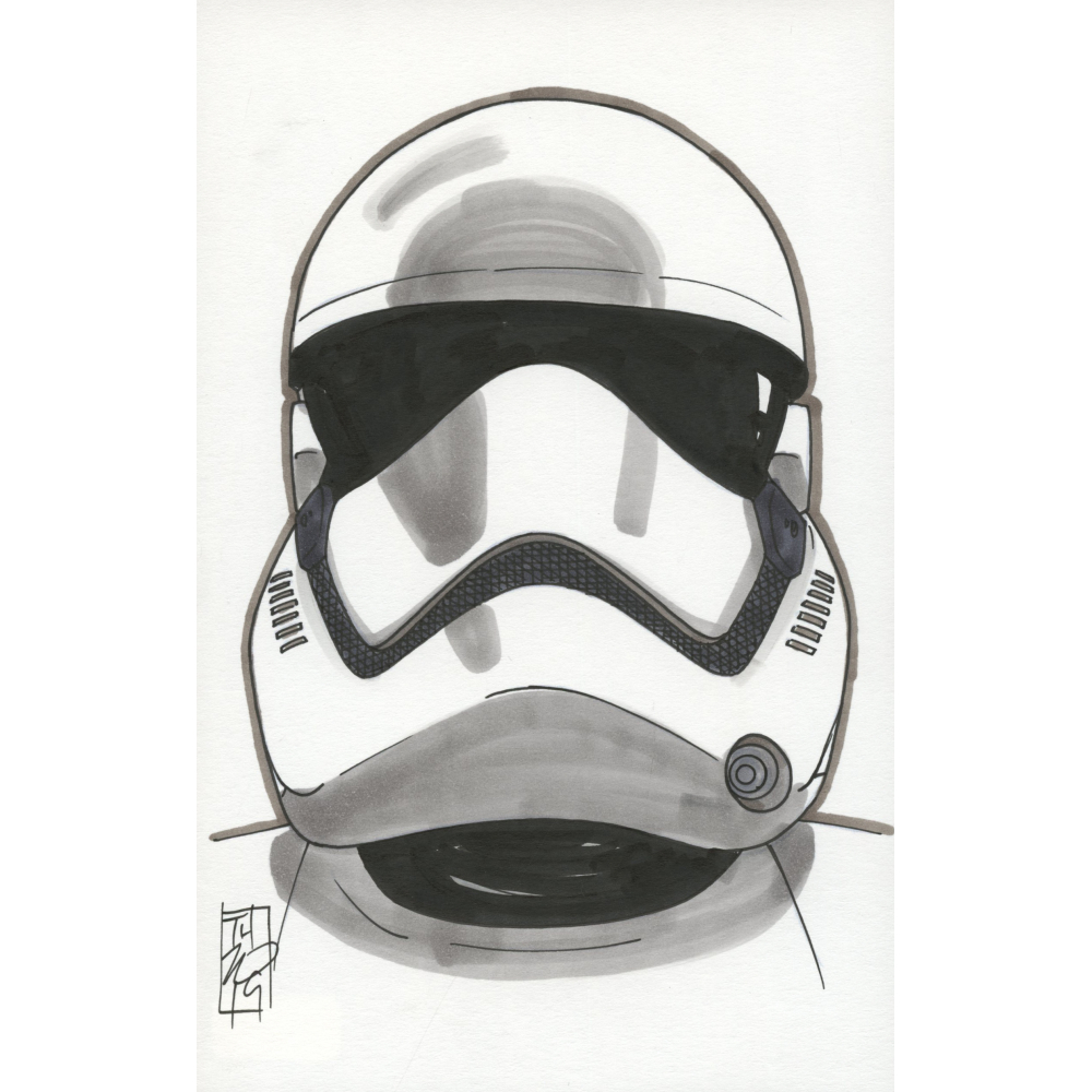 Tom Hodges - FIrst Order Stormtrooper - "Star Wars" - Signed ORIGINAL 5 ...