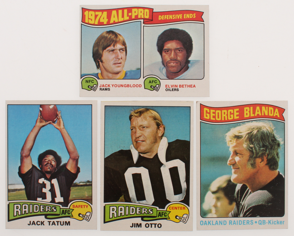 Lot of (47) 1975 Topps Football Cards with #213 All Pro Ends / Jack ...