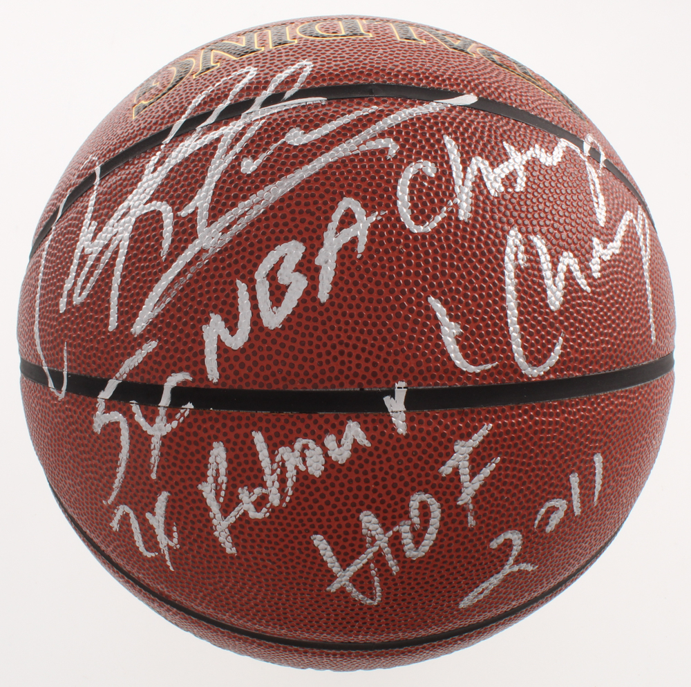 Dennis Rodman Signed NBA Basketball With Multiple Inscriptions ...