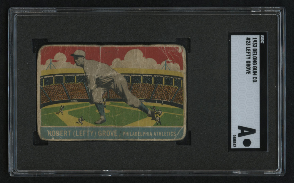 1933 DeLong #23 Lefty Grove (SGC Authentic) | Pristine Auction