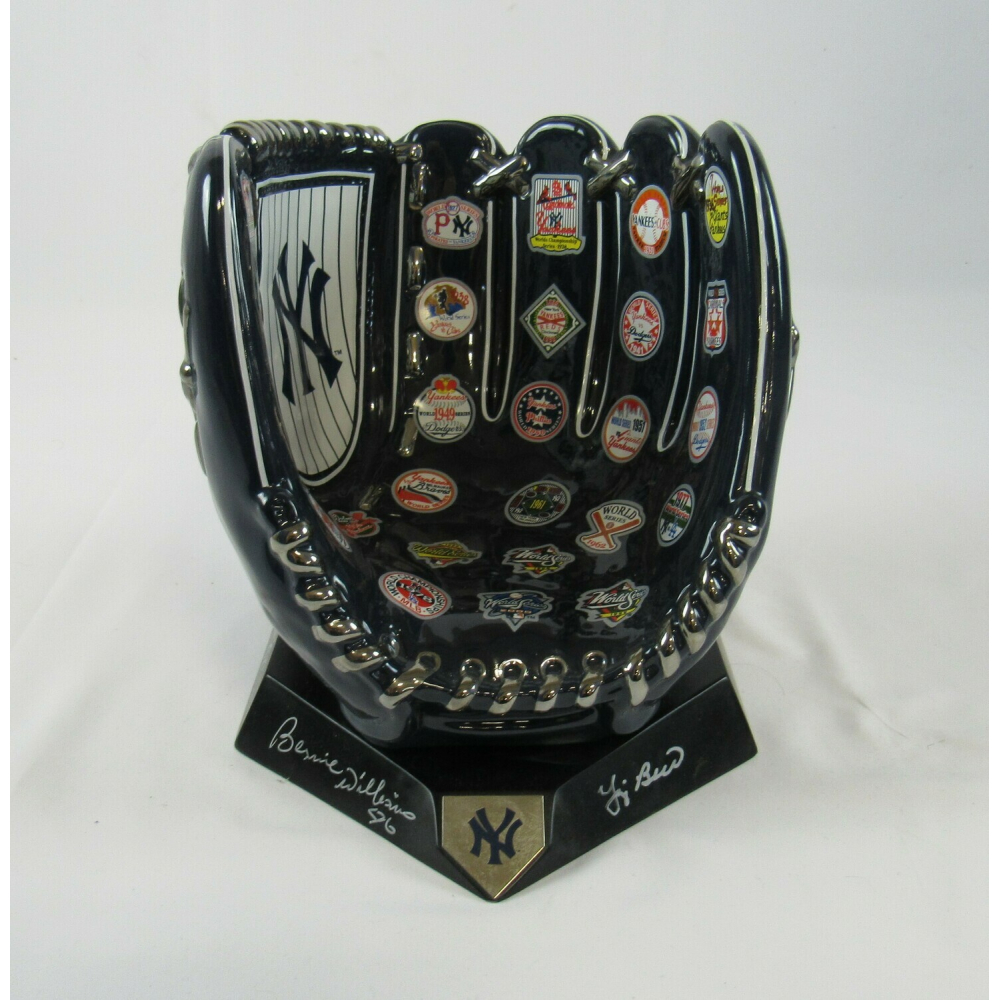 Yogi Berra, Wade Boggs, & Bernie Williams Signed The Danbury Mint ...