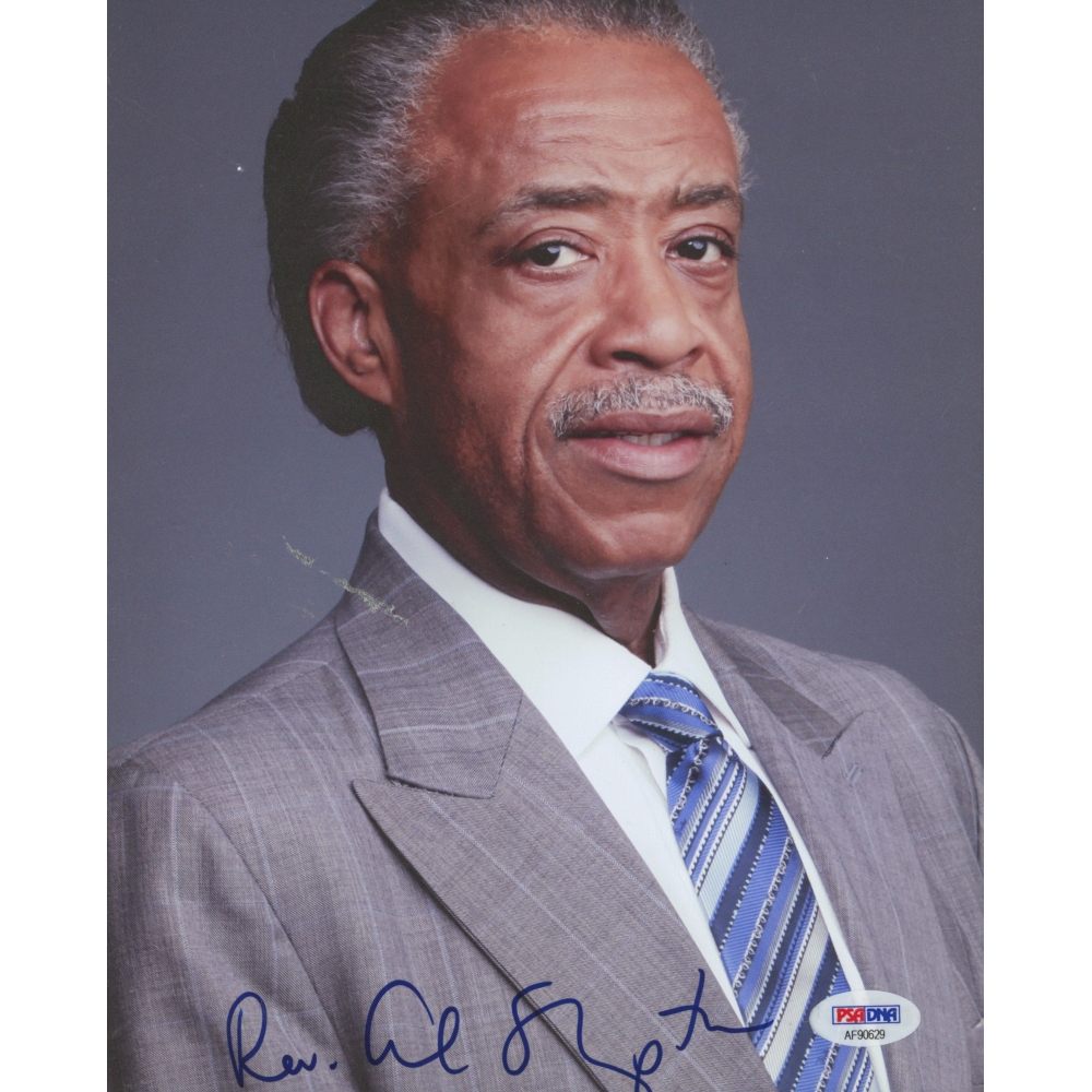 Rev. Al Sharpton Signed 8x10 Photo (PSA Hologram) | Pristine Auction