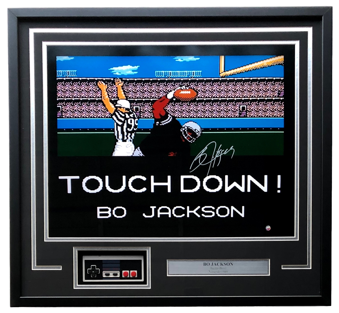 Bo Jackson Signed "Tecmo Bowl" 24x26 Custom Framed Photo Display ...