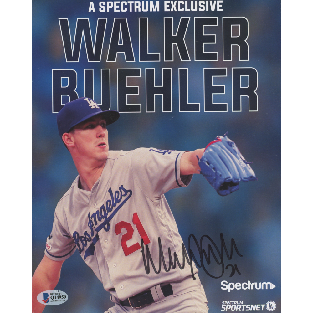 Walker Buehler Signed Los Angeles Dodgers 8x10 Photo (Beckett COA ...