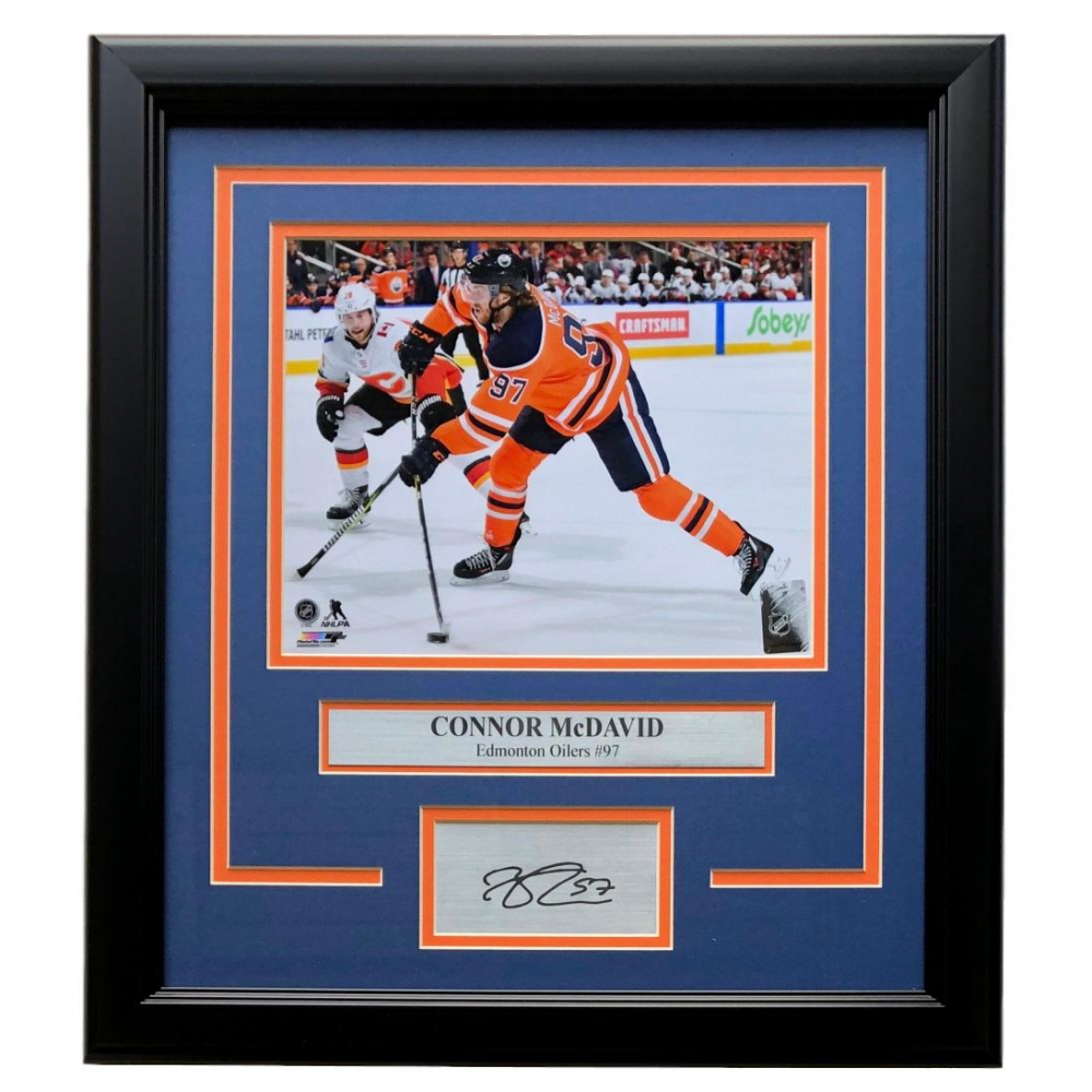 Connor McDavid Edmonton Oilers 11x14 Custom Framed Photo Display ...