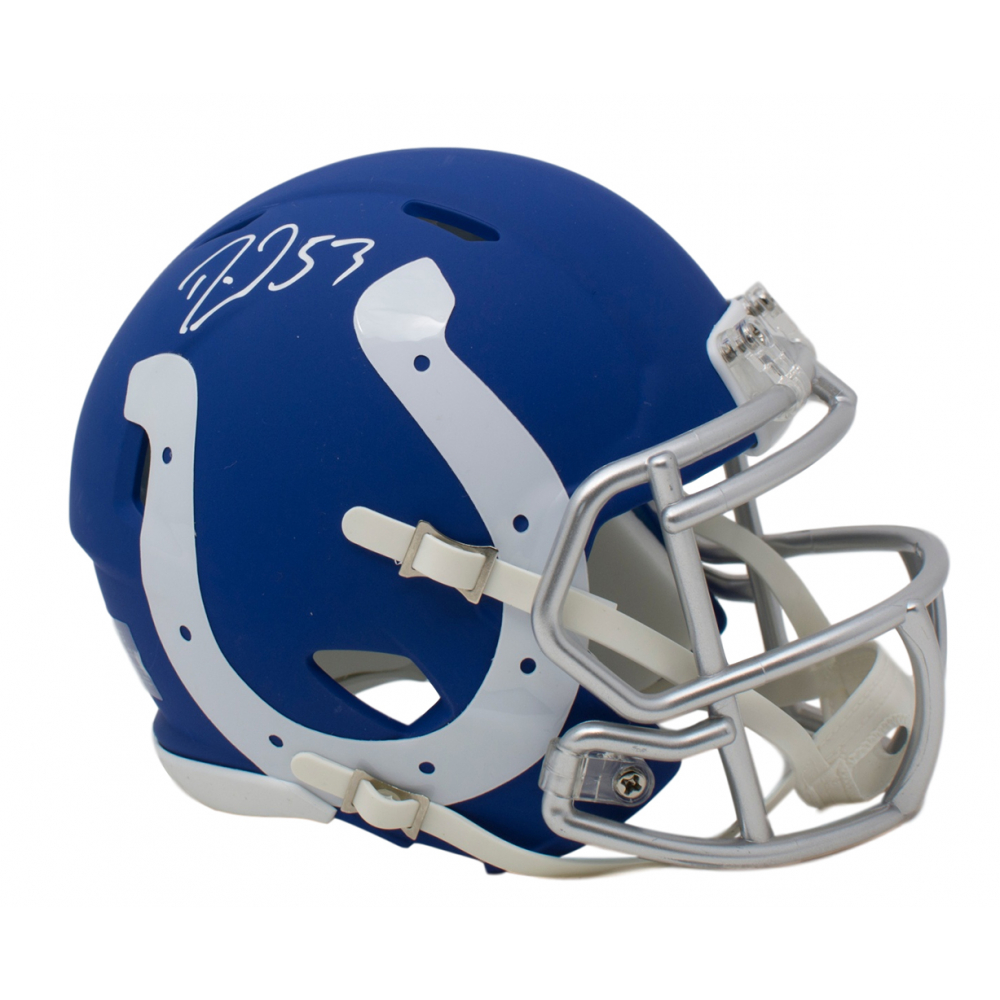 Darius Leonard Signed Indianapolis Colts AMP Alternate Speed Mini ...