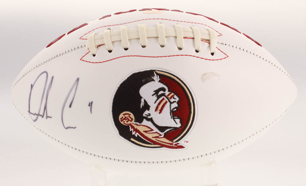 Dalvin Cook Signed Florida State Seminoles Logo Football (JSA COA ...
