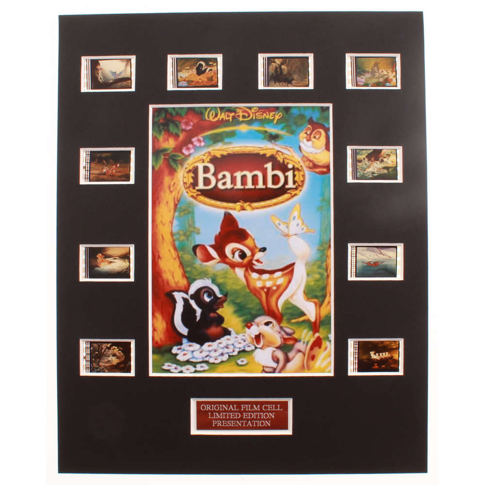 "Bambi" LE 8x10 Custom Matted Original Film / Movie Cell Display ...