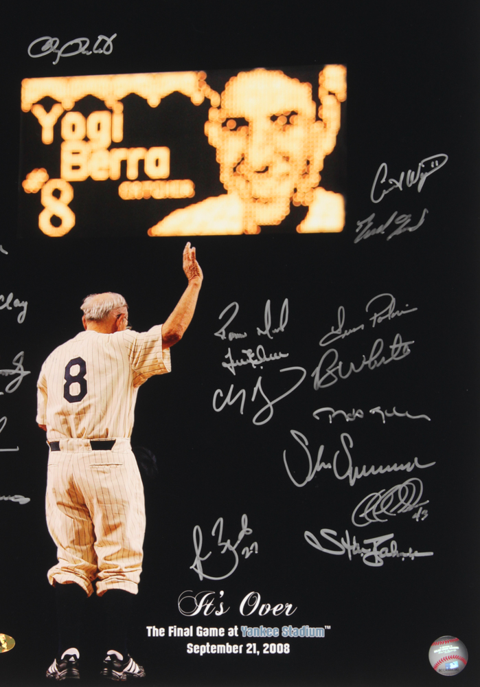 New York Yankees "Yogi Berra" 16x20 Photo Signed by (20) with Jeff ...