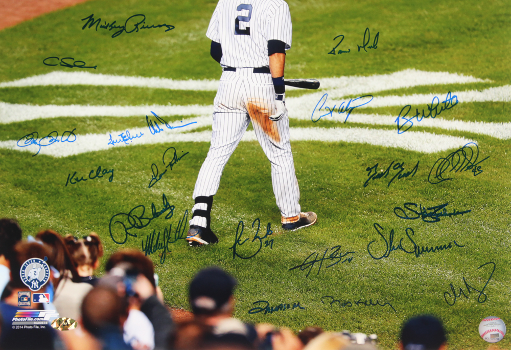 New York Yankees 16x20 Photo Signed by (21) with Jeff Nelson, Todd ...