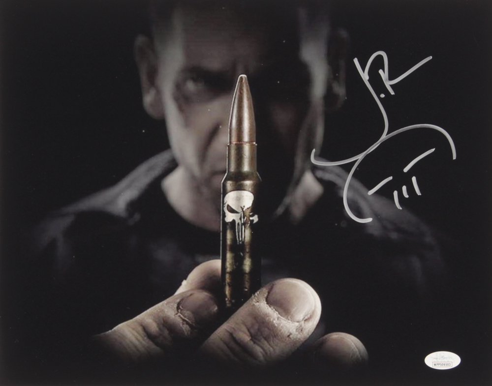 Jon Bernthal Signed "The Punisher" 11x14 Photo with Hand-Drawn Sketch ...