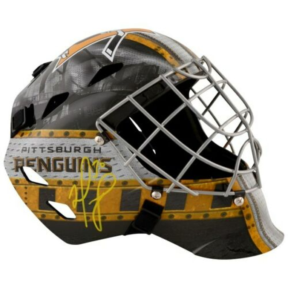 Matt Murray Signed Penguins Full-Size Goalie Mask (Fanatics Hologram ...