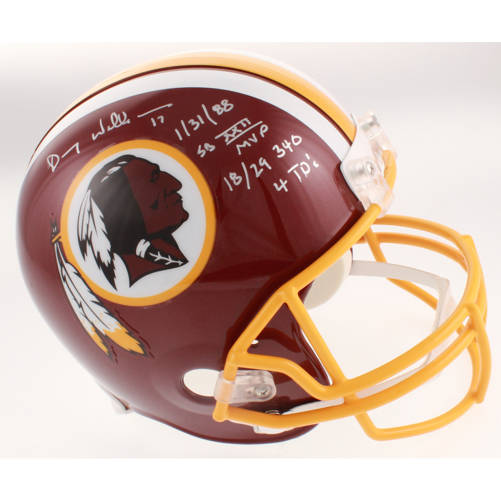 Doug Williams Signed Washington Redskins Full-Size Helmet with (4 ...