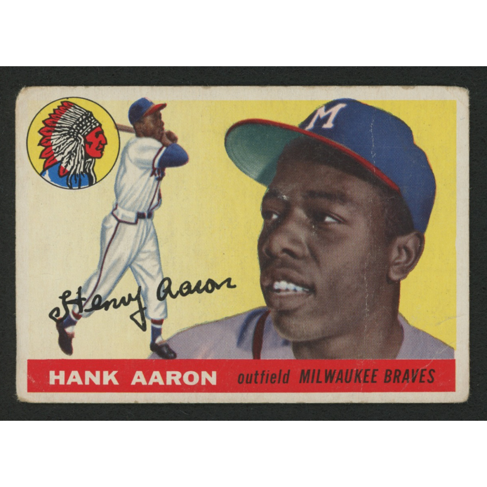 1955 Topps #47 Hank Aaron | Pristine Auction