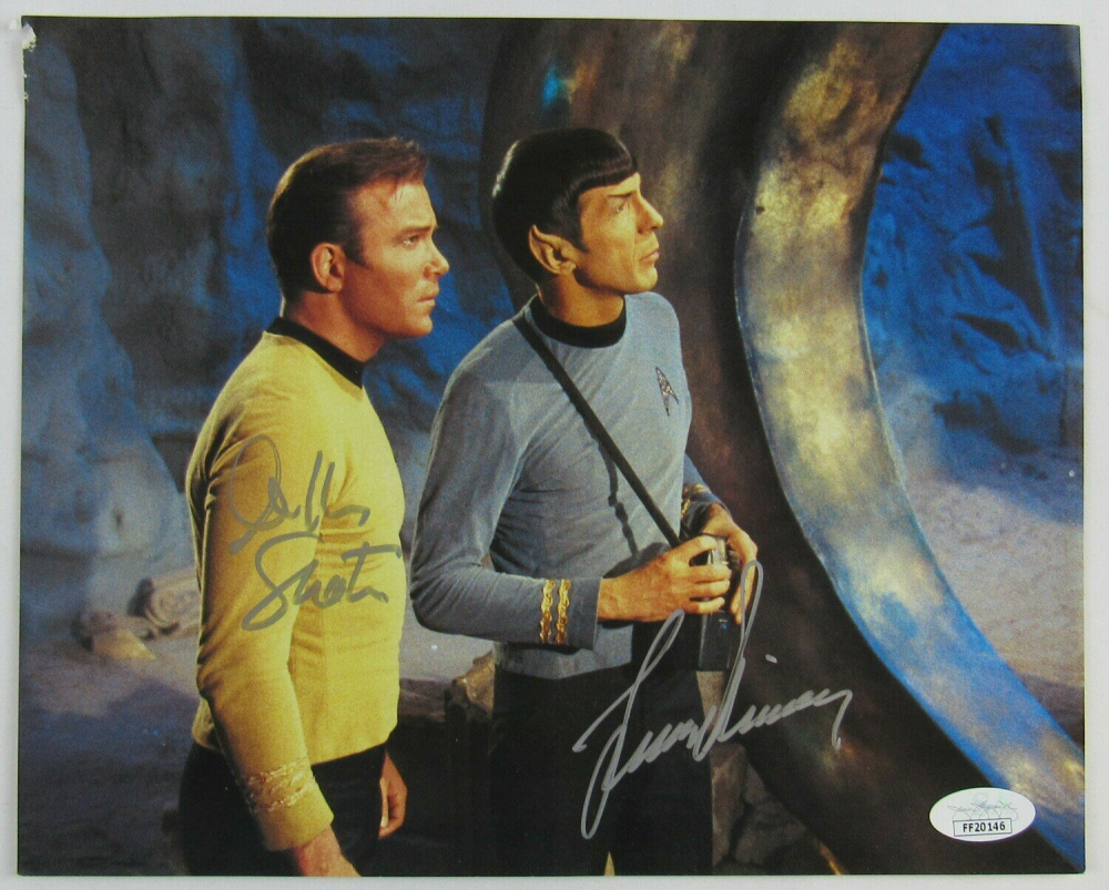 William Shatner & Leonard Nimoy Signed "Star Trek" 8x10 Photo (JSA COA) | Pristine Auction